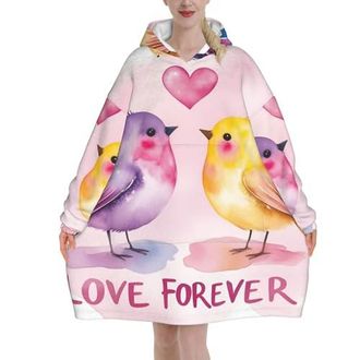 Generic Couverture &agrave; capuche surdimensionn&eacute;e en flanelle avec poche, id&eacute;ale pour le canap&eacute;, le lit ou le camping