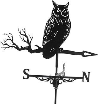Generic Wetterfahne Aus Metall, Windanzeiger, Windmessger&auml;T f&uuml;R Den Au&szlig;Enbereich, Bauernhaus, Scheune, Schuppen, Terrasse, Garten(L)
