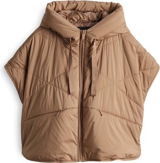 someday Damen Weste | VENKARA Loose wattierte Steppweste mit Diamond Quilting pale greige, M