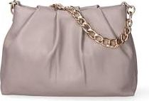 Gave Lux Sac à bandoulière pour femme en cuir véritable Made in Italy 31 x 21 x 7 cm, jaune, Taille unique