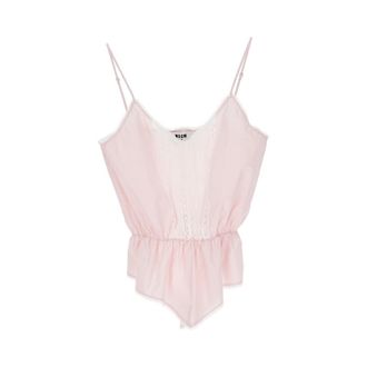 Msgm Poplin lingerie top Woman 44