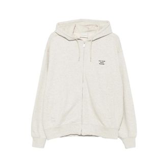 Dr&ocirc;le de Monsieur Slogan Full Zip Hoodie - - Sweatshirts & Hoodies - Herren - Grau - M