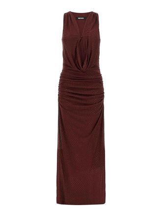 Rotate Maxikleid - Dunkelrot
