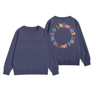 Generic Sweat-shirt pour femme - Motif religieux - Imprim&eacute; sur le devant et le dos - Mode d&eacute;contract&eacute;e - Mat&eacute;riau doux - Unisexe - Croyance - Haut tendance &agrave; 