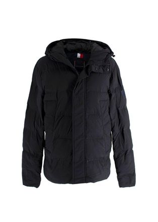 Tommy Hilfiger Black Flex Down Puffer Jacket Size XS