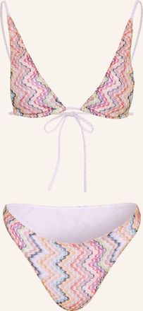 Missoni Triangel-Bikini rot