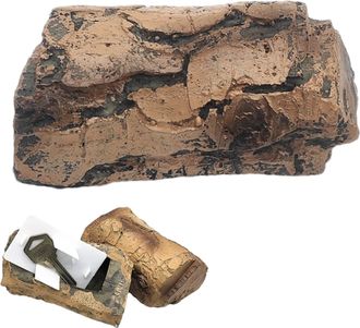 Generic Fake Rock Schlüsselkasten - Verstecken Sie einen Schlüssel, Fake Rock Schlüsselversteck, Kunststein außen Schlüsselaufbewahrungsbox, Neuheit sieht aus
