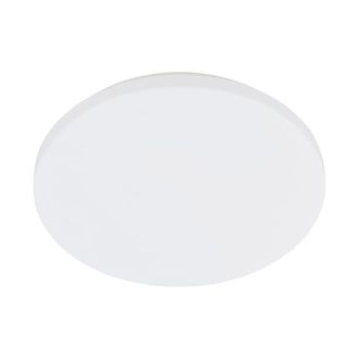 Eglo Luminaire plafonnier LED Frania-IP, lampe de salle de bains, &eacute;clairage plafond en m&eacute;tal blanc et plastique, blanc chaud - neutre - froid, IP44, &Oslash; 31 c