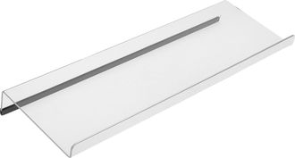 NUOBESTY Transparenter Acryl Tastaturst&auml;nder mit Anti Rutsch Kante Multifunktionaler Schreibtischhalter f&uuml;r Tastatur und Kreide Ergonomisches B&uuml;ro Organizer Zu