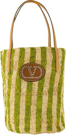 Valentino Garavani Femme, Sacs, Vert, Taille: ONE Size Raffia Bucket Bag