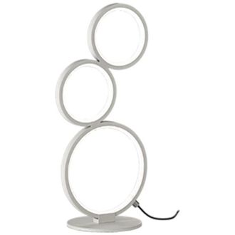 Trio Leuchten Trio Lighting - Lampe de table led 17w 1900lm 3000k blanc mat dimmable h 45cm - trio - rondo 37578587