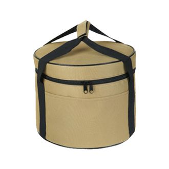 Generico Organizer f&uuml;r Outdoor-Utensilien, gro&szlig;, zylindrisch, 40 x 25 x 25 cm, langlebiger Transport f&uuml;r Utensilien, Geschirr, wesentliche Gegenst&auml;nde