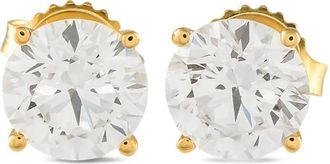 Luxury Bazaar diamond stud earrings - Gold
