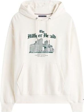 Tommy Hilfiger Baumwollgestickte Sweatshirt - Beige
