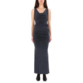 Vivienne Westwood Liz Jersey-Maxikleid mit Drapierung - - Dresses - Damen - Schwarzk - XS