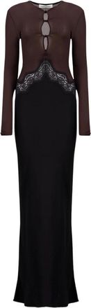 CHRISTOPHER ESBER Femme, Robes, Noir, Taille: 38 FR Open Twist Verner Lace Dress