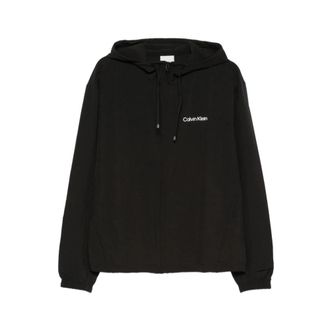 Calvin Klein Kapuzenjacke mit durchgehendem Rei&szlig;verschluss - - Sweatshirts & Hoodies - Herren - Schwarzk - S