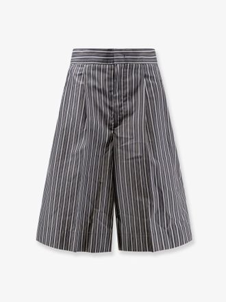 SOEUR Henna striped cotton bermuda shorts - SOEUR - gender_Woman