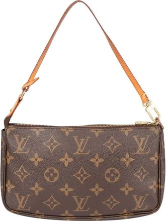 Louis Vuitton Crossbody Bags - Louis Vuitton Canvas Monogram Pochette Accessoire - Gr. unisize - in Bunt - f&uuml;r Damen