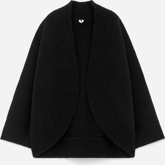 Arket Lockere Strickjacke -Schwarz