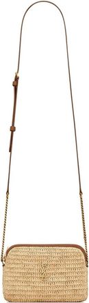 Saint Laurent Gaby Raffia Crossbody Bag