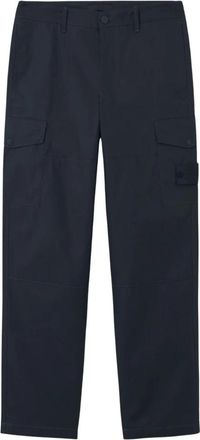 Stone Island Homme, Pantalons, Bleu, Taille: W34 Tapered Pantalons