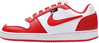 Nike Nike Nike Ebernon Low Prem, Chaussures de Basketball Homme, Blanc (White/Univ Red/Black 101), 44 1/2 EU