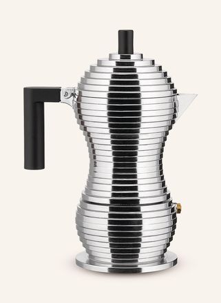 Alessi Espressokocher Pulcina silber