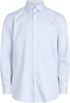 Pierre Cardin Chemise droite jacquard en coton m&eacute;lang&eacute;