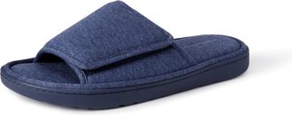 Amazon Essentials Herren Verstellbare Slipper mit Wickelverschluss und Offener Zehenpartie, Marineblau, Gr&ouml;&szlig;e 41