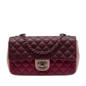 Chanel Pre-owned Vintage Flap Shoulder Bag - - Pre-owned - Damen - Rot - ONE SIZE