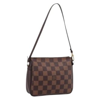Louis Vuitton Pre-owned Damier Ebene Canvas Pouch - - Pre-owned - Damen - Braun - ONE SIZE