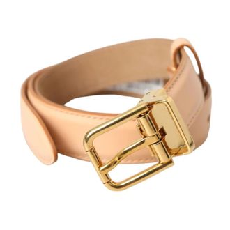 Dolce & Gabbana Beiger Kalbslederg&uuml;rtel - - Accessories - Damen - Beige - ONE SIZE