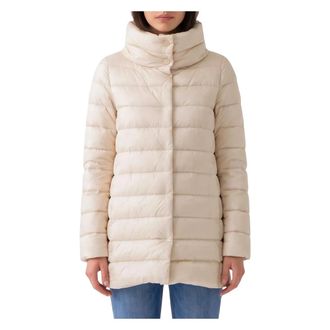 Herno Langer A-Linien-Daunenmantel - - Coats - Damen - Beige - M