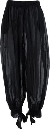 Andamane Femme, Pantalons, Noir, Taille: 38 FR Noor Pants Tied Up Maxi Pants