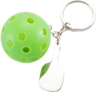 Generic Accessoires de pickleball, porte-cl&eacute;s pour femme, pendentif Pickleball, mignon porte-cl&eacute;s avec pendentif, pendentif de sac durable, porte-cl&eacute;s de voit