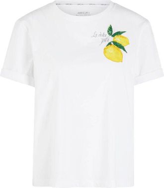 Marc Cain Damen T-Shirt aus Baumwolle