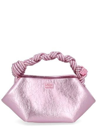 Ganni Womens Mini Bou Bag Pink Handbags Hand