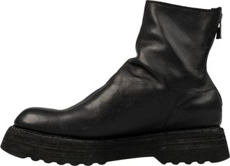 Guidi Homme, Chaussures, Noir, Taille: 46 EU Bottines creepers &agrave; fermeture &eacute;clair arri&egrave;re