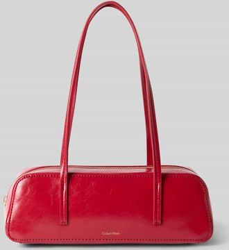 Calvin Klein Henkeltasche mit Label-Pr&auml;gung Modell FOIL LOGO GLOSSY BAULETTO