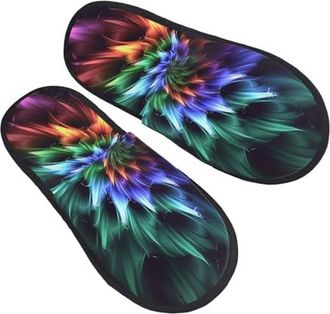 Generic Pantoufles Unisexes Fleur Abstraite House Chaussures Confort Lavable Chaude Pantoufles, Pour Intérieur Extérieur, Femmes, Mariage, L