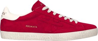 Premiata Homme, Chaussures, Rouge, Taille: 41 EU Steven Baskets