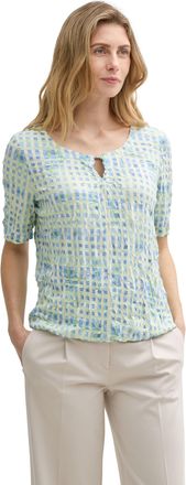 Tom Tailor Basic T-Shirt aus Bio-Baumwolle, Bleeched Green, XL