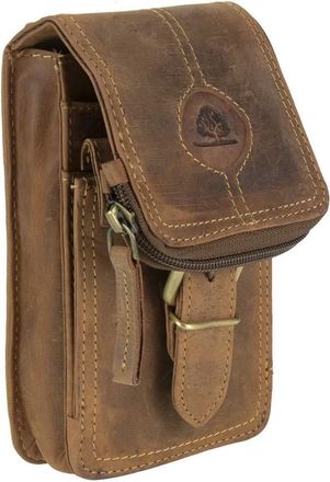 Greenburry Vintage Gürteltasche Leder 10 cm
