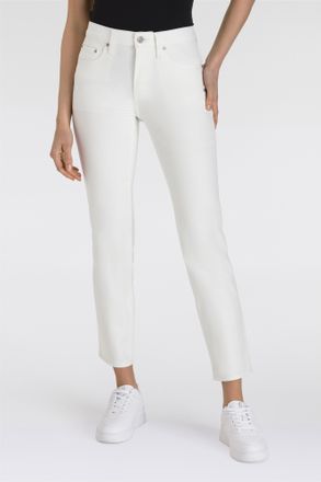 Levi's Straight-Jeans LEVIS 724 HIGH RISE STRAIGHT, Damen, Gr. 28, L&auml;nge 34, wei&szlig; (cloud dancer), Denim/Jeans, Obermaterial: 97% Baumwolle, 3% Elasthan, stra