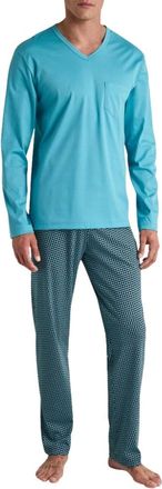 CALIDA Herren, Nachtw&auml;sche & Lounge, Blau, XLGr&ouml;&szlig;e