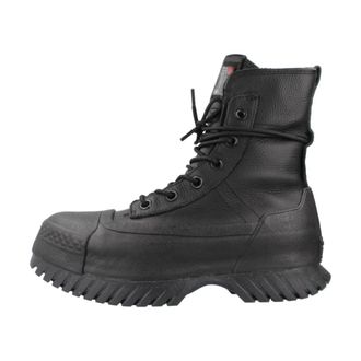 Converse Stylische Schn&uuml;rstiefel mit Profilsohlen - - Shoes - Damen - Schwarzk - 35 EU