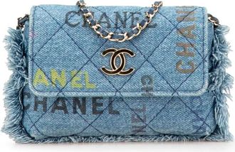 Chanel mini pochette Mood &agrave; bride en cha&icirc;ne (2021) - Bleu
