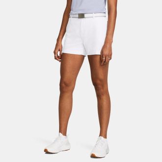 Under Armour Drive Shorts für Damen (9 cm) Weiß / Halo Grau / Halo Grau 10