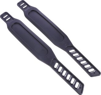 Cabilock 2 Stück Verstellbare Pedalriemen für Fitnessbikes rutschfeste Strapazierfähige Fußriemen ohne Schnalle Kompatibel mit Heimtrainer Mountainbike Dynamis